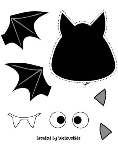 Halloween Bat Craft Puzzle: A Creative and Educational Activity for Kids