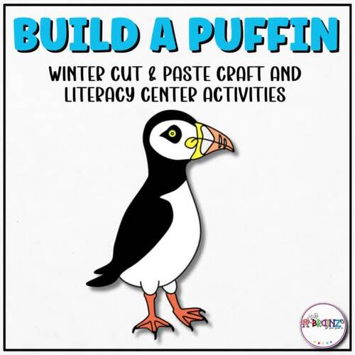 Build a Puffin | Winter Animal Craft & Writing Activities | Arctic Centers