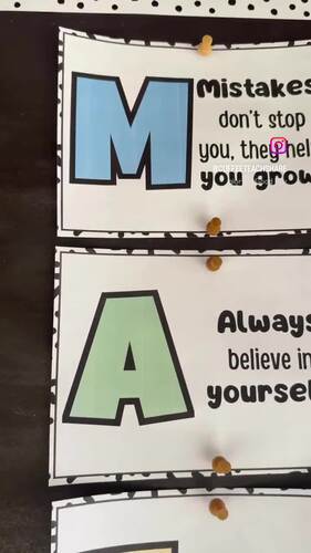 You Matter Bulletin Board Display by CoffeeTeachShare | TPT