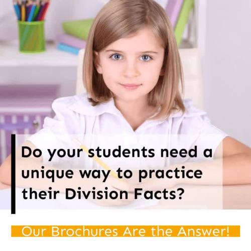 ÷2 Division Brochures | Divide by 2s Division Facts Practice | TpT