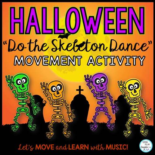 Halloween Action Song: "Do the Skeleton Dance" Music, Preschool, Brain ...