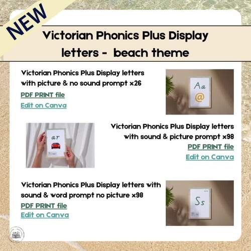 Victorian Phonics Plus Display alphabet and flash cards in VIC, WA and ...
