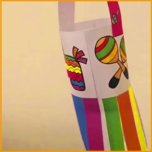 Hispanic Heritage Month Craft Windsock Fiesta Pinata Bulletin Board ...