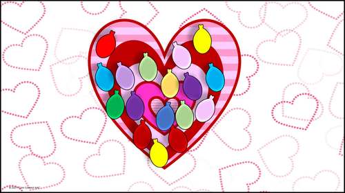 Valentine Heart Pop | Interactive Slide Show | Early Intervention