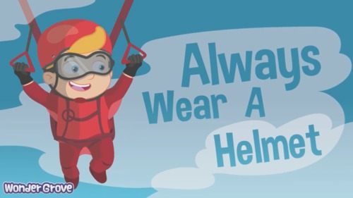 "Always Wear a Helmet" Bicycle Safety Video by Wonder Media | TPT