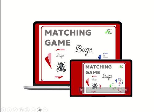 Bugs Matching Game by Fun-Ele | TPT