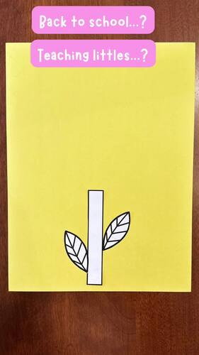 Letters in my Name Flower Craft (Pair with Chrysanthemum) | TPT