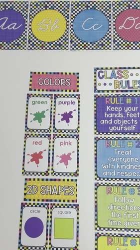 Retro Classroom Decor Bundle - I LOVE THE 80s Theme | TPT