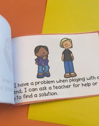 Playing with Friends Social Skills Story, Life Skills for Preschool ...