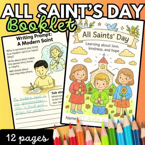 All Saints Day Coloring Pages and Activities | Faith, Kindness, and ...