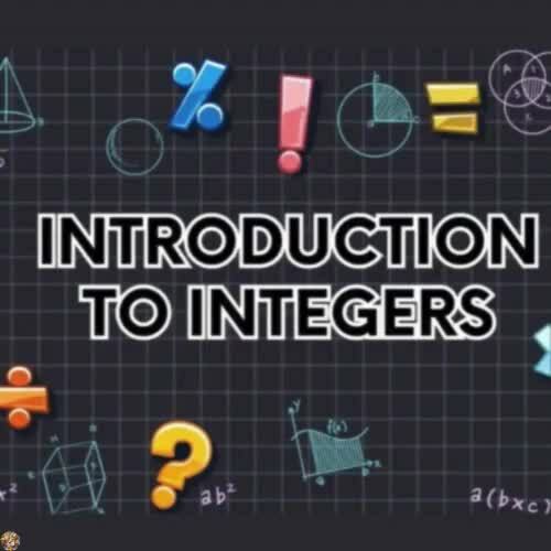 INTRODUCTION TO INTEGERS * Video Class Lesson for Middle School Math