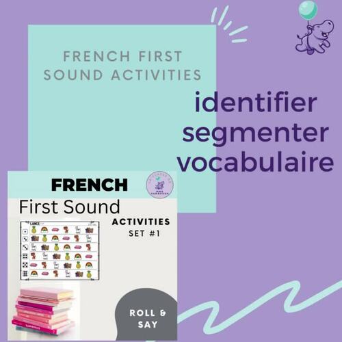 French First Sound Activities I Son initial by La classe de Mme Sambrook