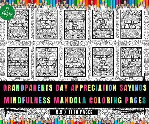 Grandparents Day Activities, Appreciation and Thankful Door Decorations ...