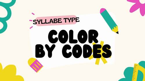 Syllable Type Coloring Pages│Orton Gillingham│Phonics Activity│O CL ME ...