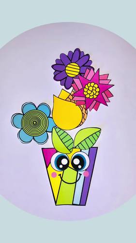 Spring Craft - Flower Bouquet Mother's Day Card Activity | Spring ...