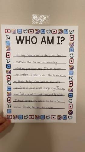 Who Am I | All About Me | ENGLISH by Cat and Ada | TPT