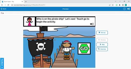 Who Is on the Pirate Ship-Sentence Building, Who, Core | TPT