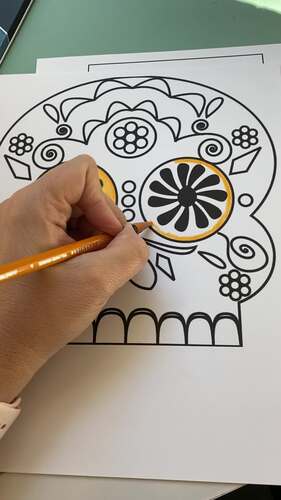 El Día de los Muertos Day of the Dead Activities Writing Project Art Craft