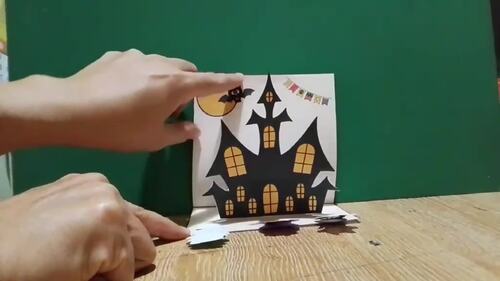 3D Haunted House Craft | Fun Printable Halloween Activity for Kids