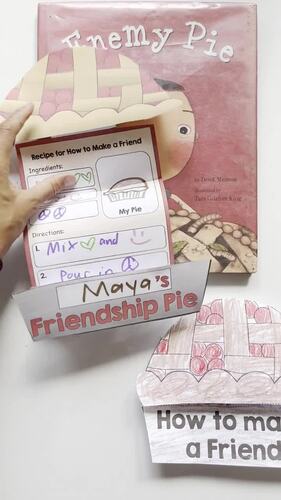 Enemy Pie Read Aloud Craft: How to Make a Friend Recipe Friendship Pie ...