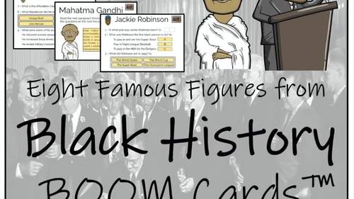 Black History Month BOOM Cards™ Comprehension Activity Bundle 5th & 6th ...