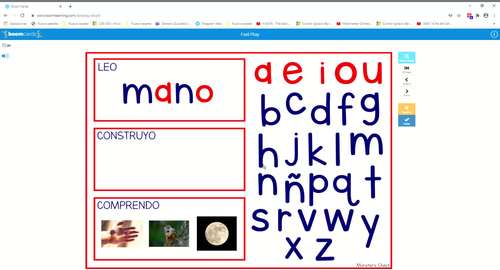 Build a Word in Spanish Word Work Boom Cards and Printables by Monster ...