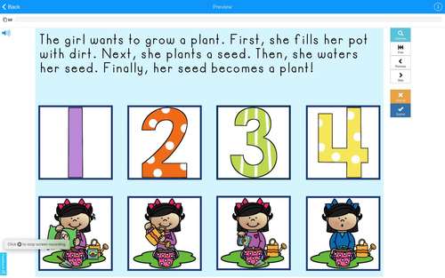 Boom Cards for Distance Learning: Daily Living Skills Sequencing Stories