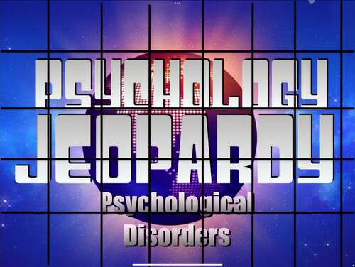 End of the Year Review Psychological Disorders & Therapy - Psychology ...