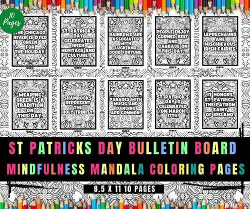 St Patricks Day Bulletin Board 3rd And 4th Grade, SEL Printable ...