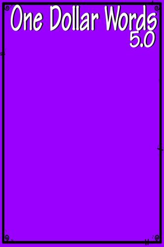 ONE DOLLAR WORDS 5.0 Critical Thinking Because of Mr. Terupt Extension