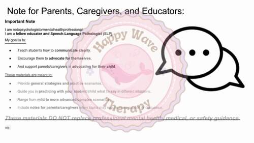 Advanced Social Scenarios Workbook for Teens & Young Adults 224 Slide ...