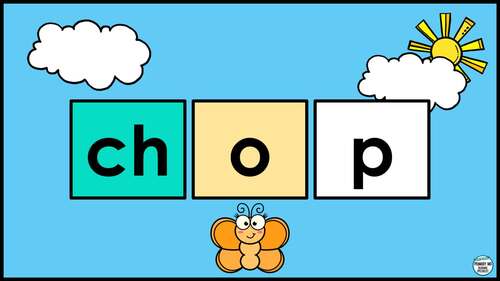 Spring Digraphs CH, SH, TH with Short Vowels | Digital Explicit Phonics ...