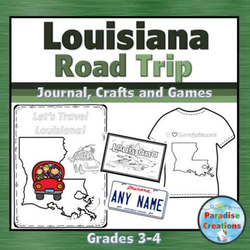 Louisiana Road Trip by Paradise Creations | TPT