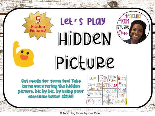 Phonics Review Game, Uppercase and Lowercase letters, HIDDEN PICTURE ...