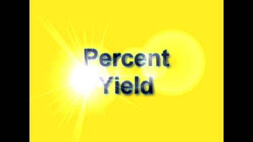 Chemistry Lab Video - Percent Yield (w/ Answer Key) by Chemistryland
