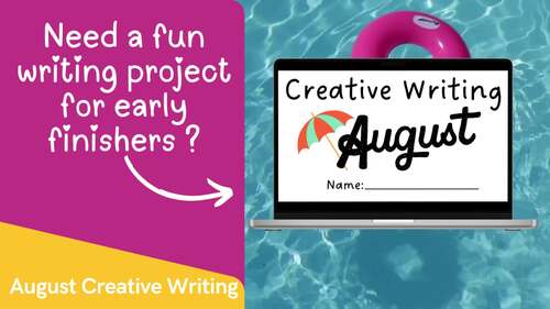August Digital and Printable Creative Writing Bundle! by HolmRoom