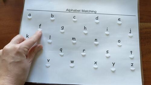 Alphabet Matching Activity (upper & lower) by Mrs Reds Resources