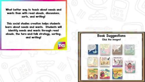 Explore It Up! A Social Studies Unit For Needs & Wants | TPT