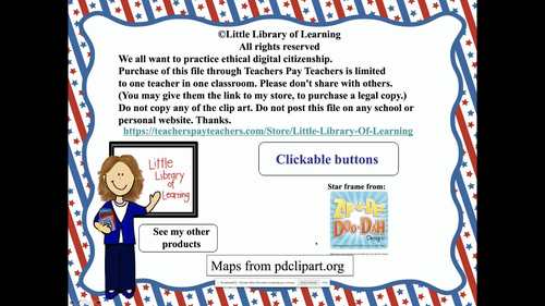 Guess the U.S. States PowerPoint™ Game by Little Library of Learning