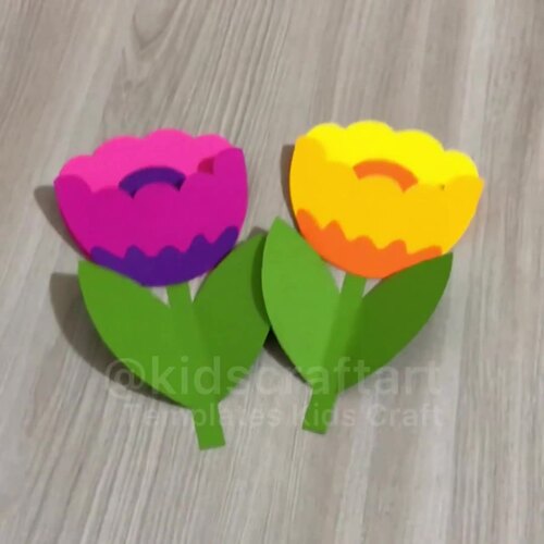 Flower Craft Spring Summer Decor Bulletin Board Decoration Mothers Day ...