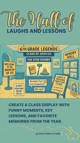 “The Museum of Us” – End-of-Year Class Display (Free Teacher Guide)
