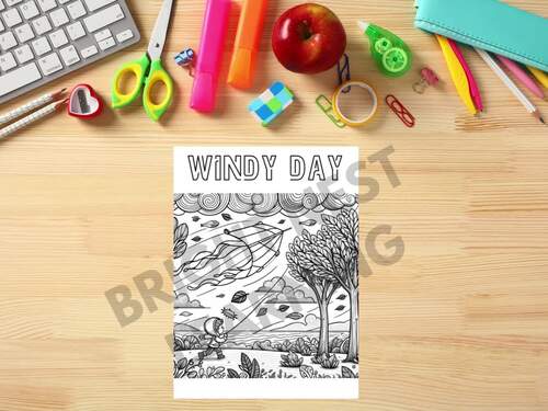 Weather Wonders Coloring Book | Weather Coloring Pages by Bright Nest ...