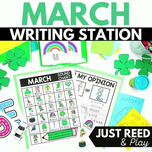 MARCH Writing Center for Preschool and K | ST. PATRICK'S by Just Reed