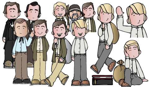 First LDS Missionaries clip art, LDS History clipart, LDS clip art by ...