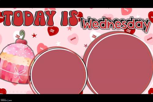 Valentine's Day Morning Slides by Julia's Colorful Classroom | TPT