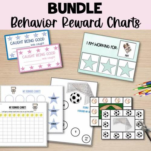 Bundle Behavior Incentive Reward Charts by Beltran's Behavior Basics
