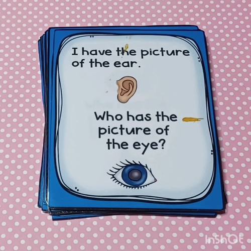 Body Parts I have/ Who has cards by Nomadic Bee | TPT