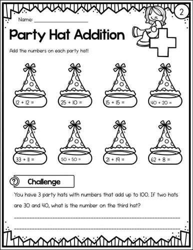 New Year Math and ELA Activities 2026 | No Prep Worksheets for 2nd ...