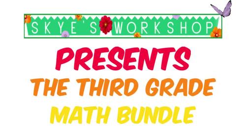 Third Grade Math BUNDLE that Follows IXL Standards and Topics | TPT