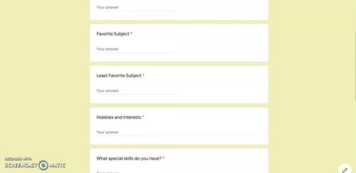 Digital Back to School Forms- EDITABLE- Google Slides by Traveling Tech ...